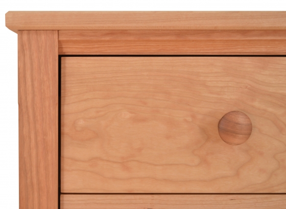 Shaker 3 Drawer Nightstand Shaker-Cherry | Maple Corner Woodworks